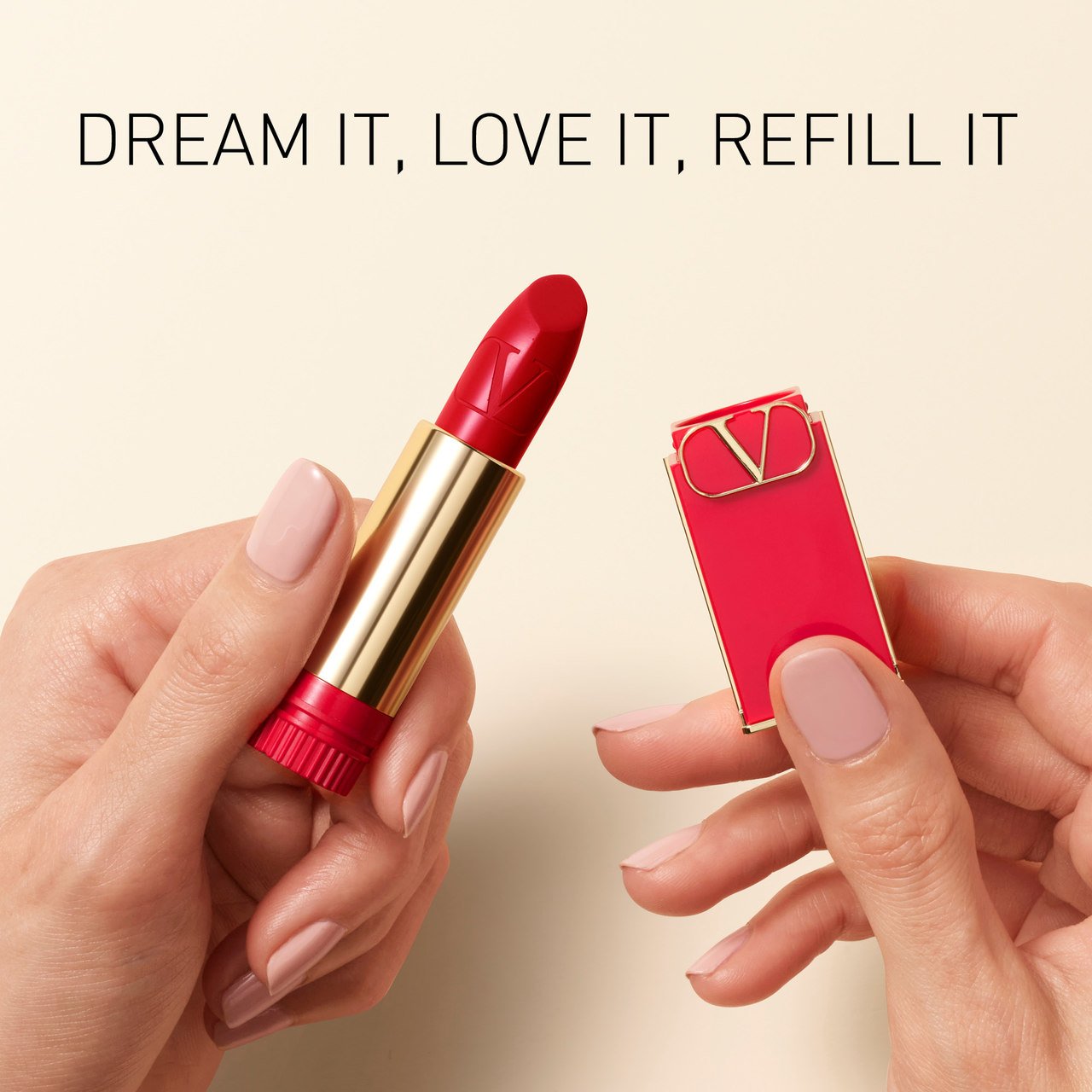 Rosso Valentino: Refillable Satin & Matte Lipstick| Valentino Beauty